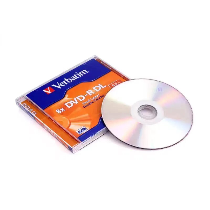 Verbatim Диск для записи DVD-R, 8,5 ГБ, 1 шт