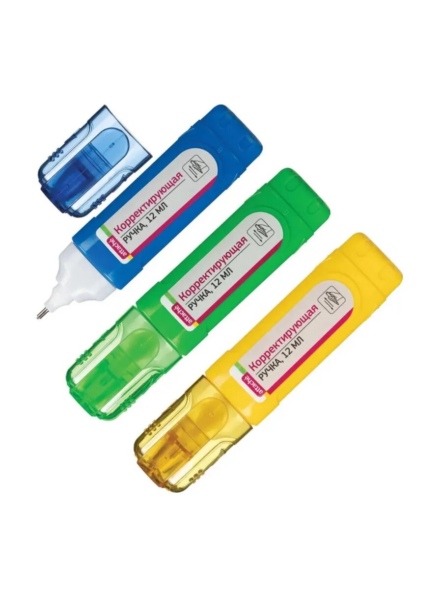 Корректирующий карандаш с металлическим наконечником