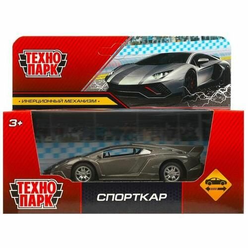 Машинка Huada Toys модель инерционная Спорткар 11 см, металл, в коробке, 2108C169-R