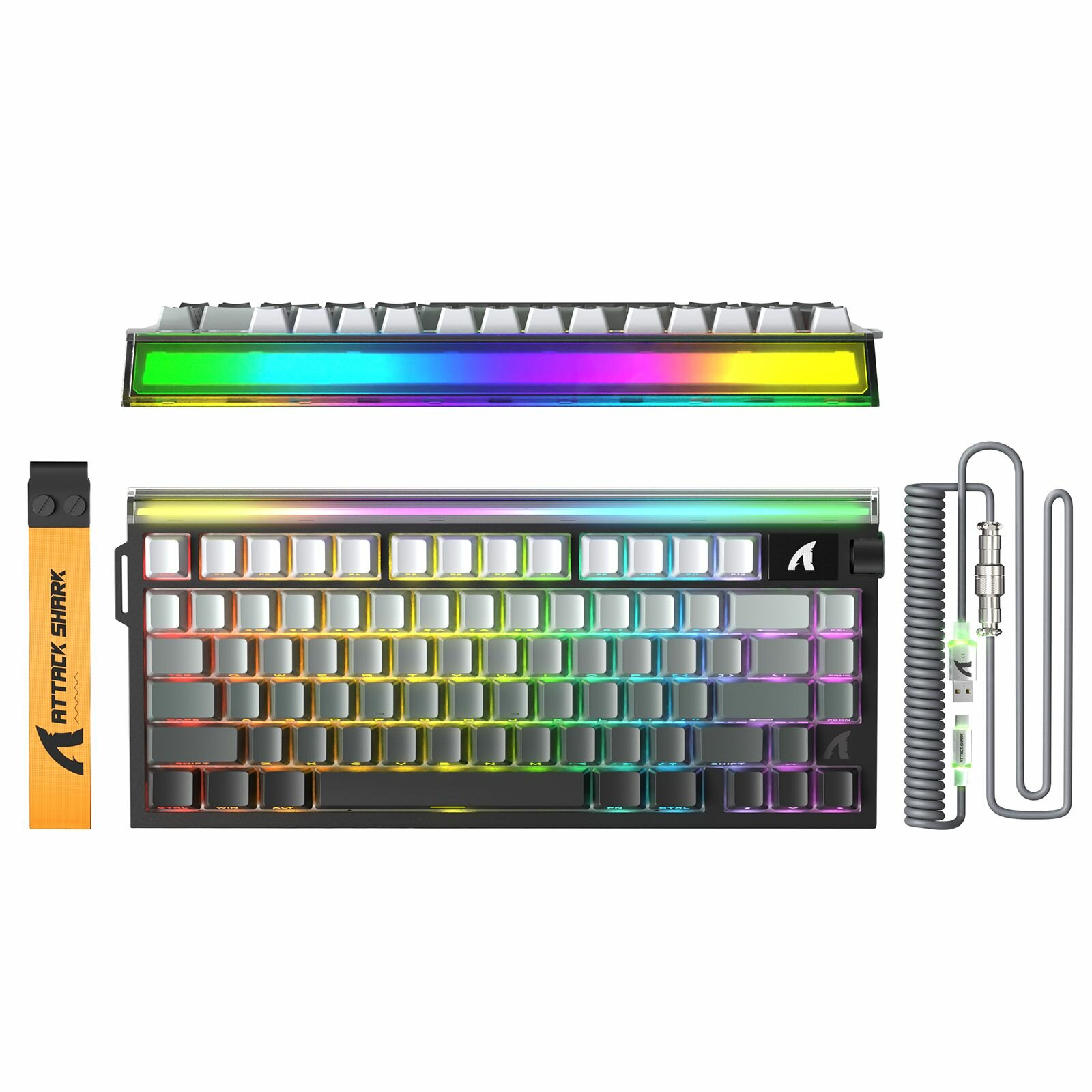 ATTACK SHARK R85 HE проводная игровая клавиатура 75% Hall Effect 8K RGB