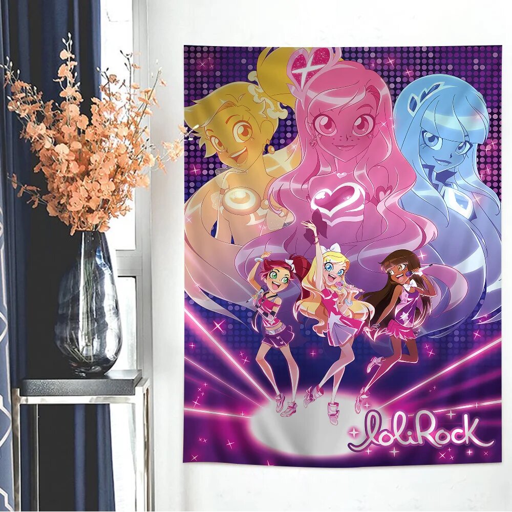 LoliRock Гобелен Мультфильм Полиэстер/Хлопок Розовый, 80x110cm, z3