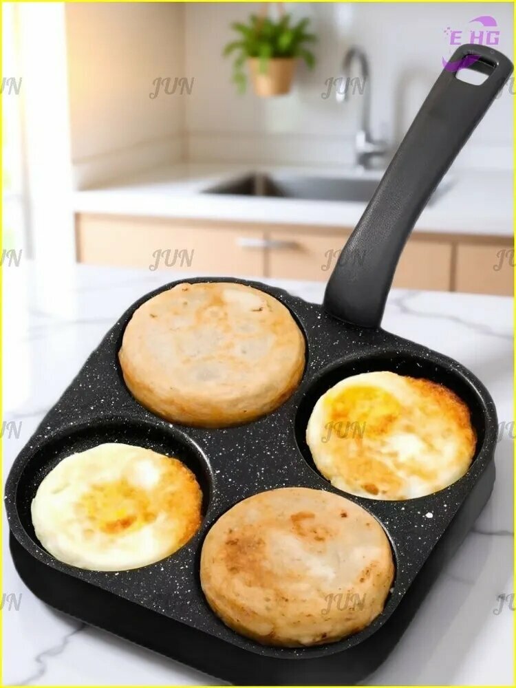 Сковорода, без крышки, со съемной ручкой