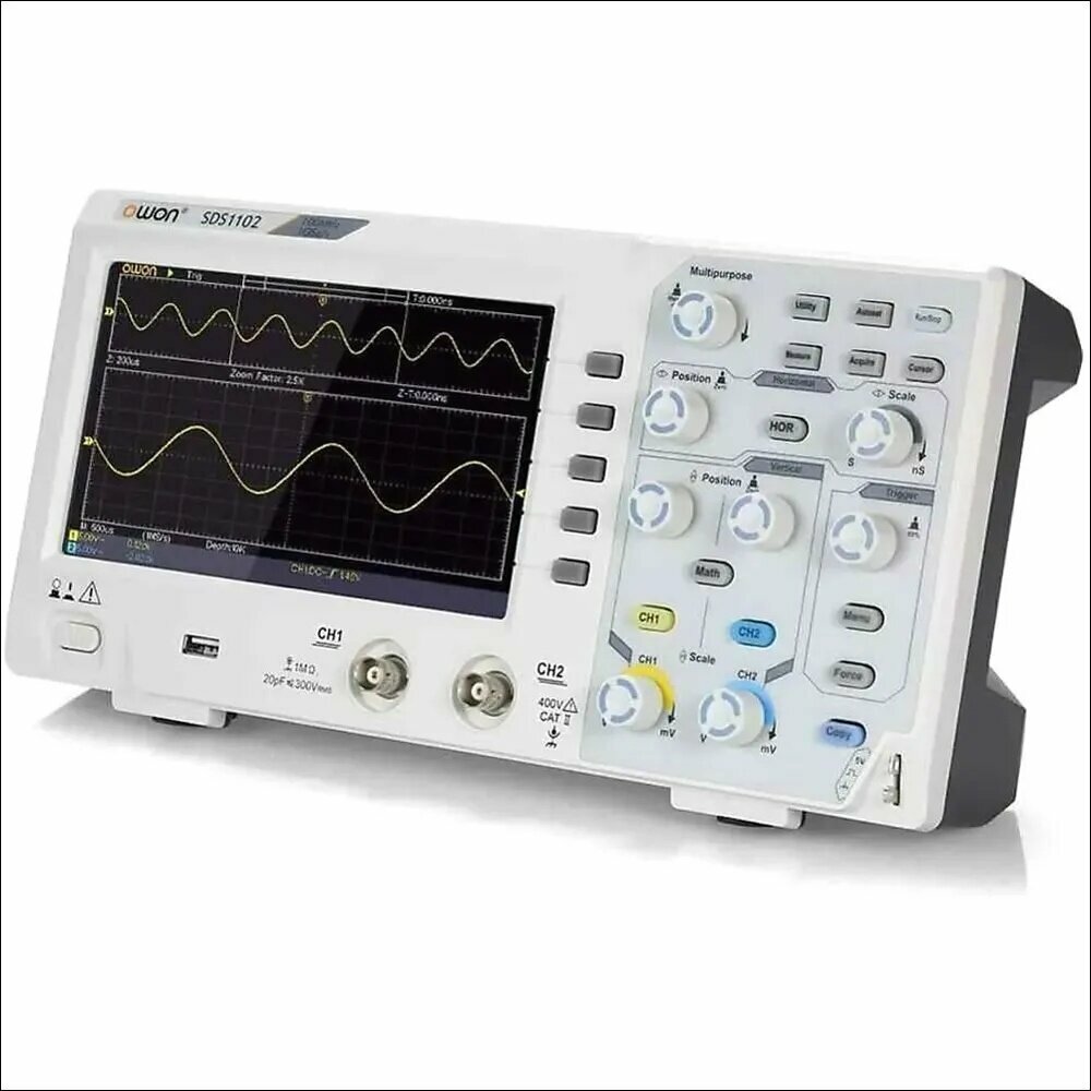 SDS1102 двухканальный 100 МГц