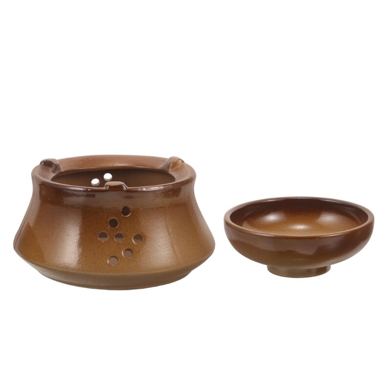 Японские Керамические Горелки Для Благовоний С Чашкой Для Ароматерапии И Разогрева Чая Грубая Керамическая Грелка Для Эфирных Масел Нагреватель