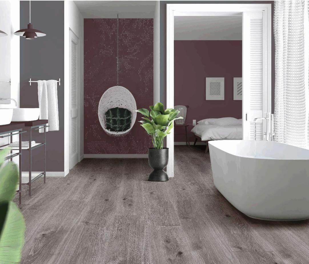 Плитка виниловая CronaFloor дизайн Дуб Анкона, размер 1200х180х3,5 мм (4001)