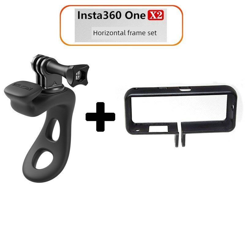 Универсальный кронштейн для велосипедного руля для Insta360 X2, комплект для горизонтальной съемки