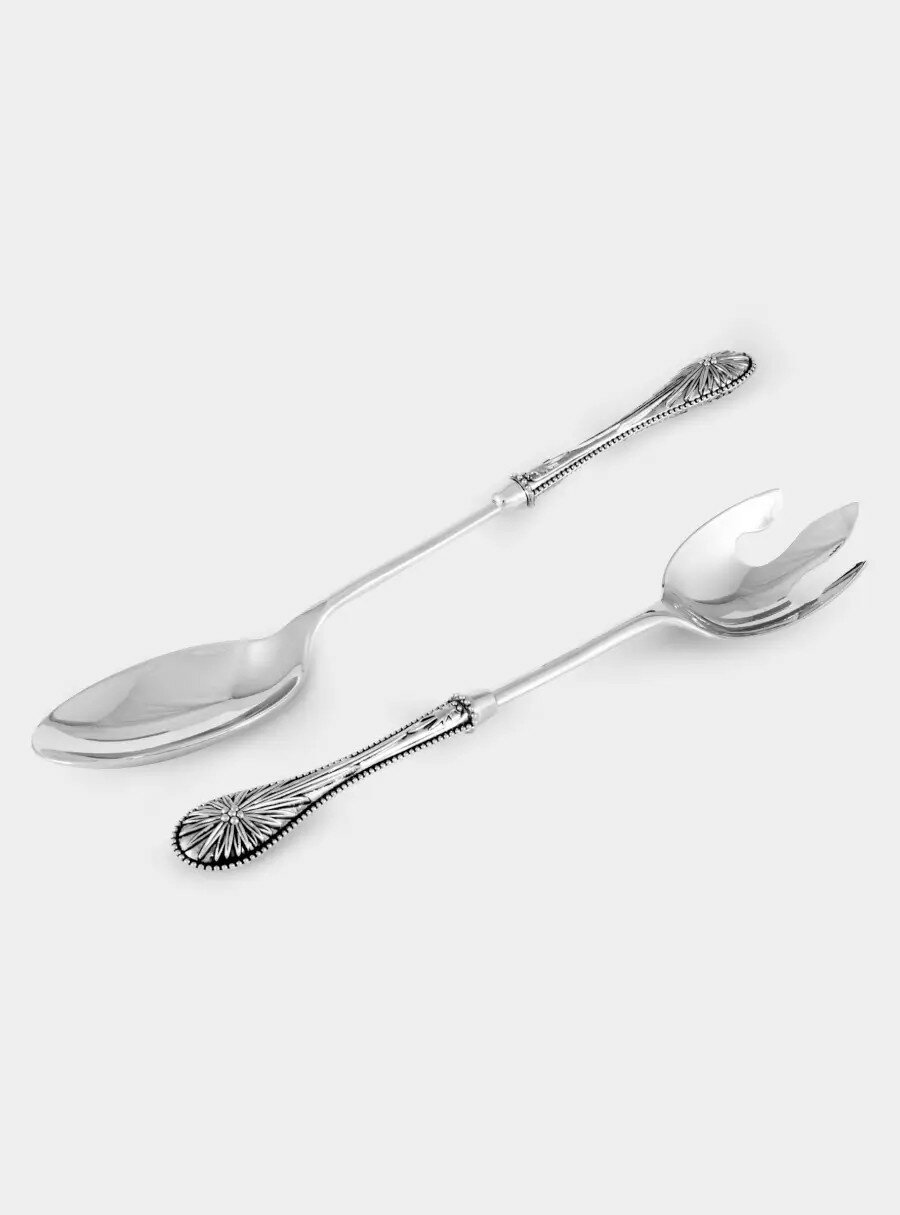 Набор сервировочный салатный Британи: ложка, вилка (Regent Silverware)
