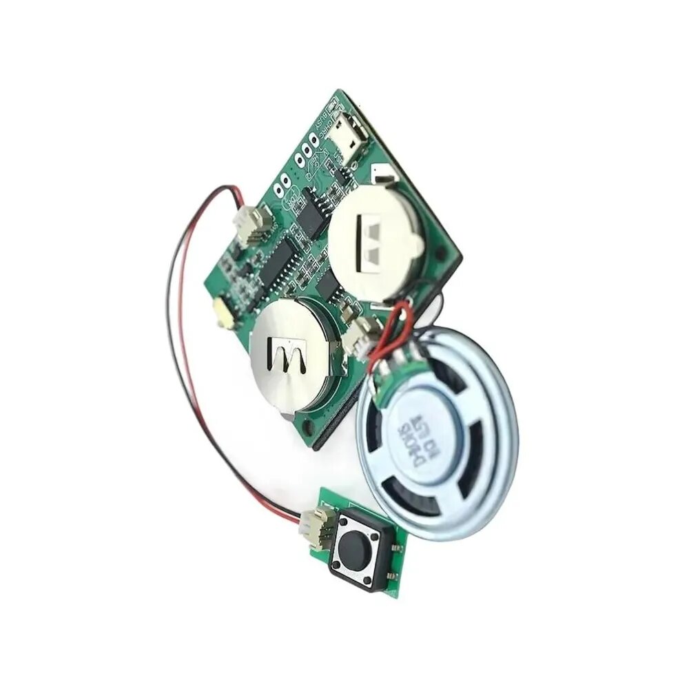 USB-концентратор с перезаряжаемым программируемым звуковым модулем, 4 МБ памяти для хранения звука