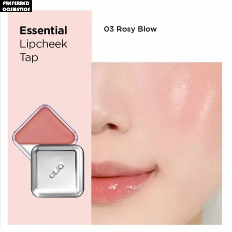 Clio Essential Lip Cheek Tab Губная помада увлажняющая двойного назначения для губ и щек 4.5g - #03 Rosy Blow