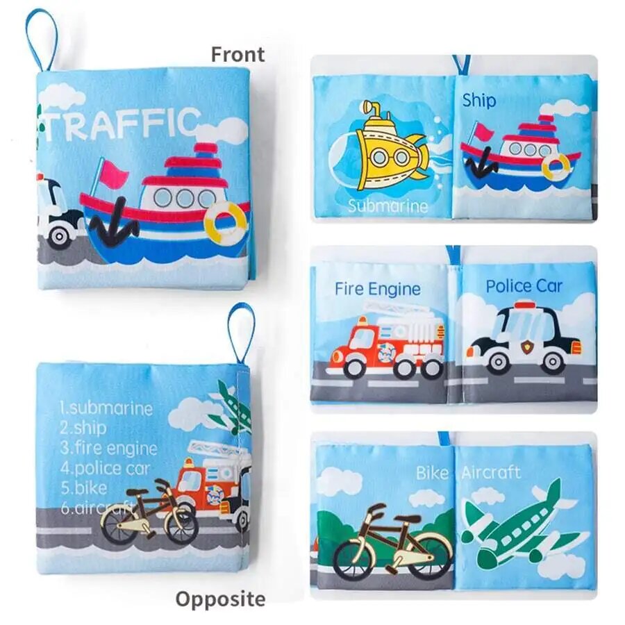 Мягкая книжка для малышей Traffic