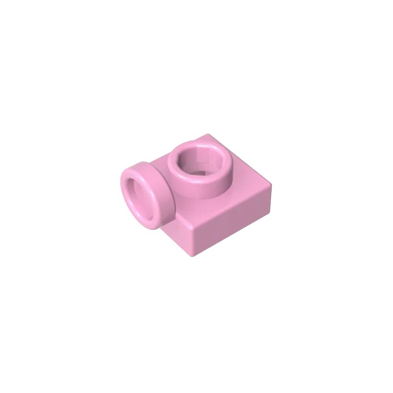 Розовый кубик LEGO 2x2 с отверстием