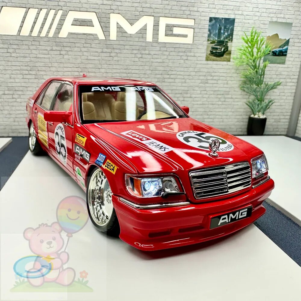 Машинка металлическая Mercedes-Benz S класс AMG в кузове W140