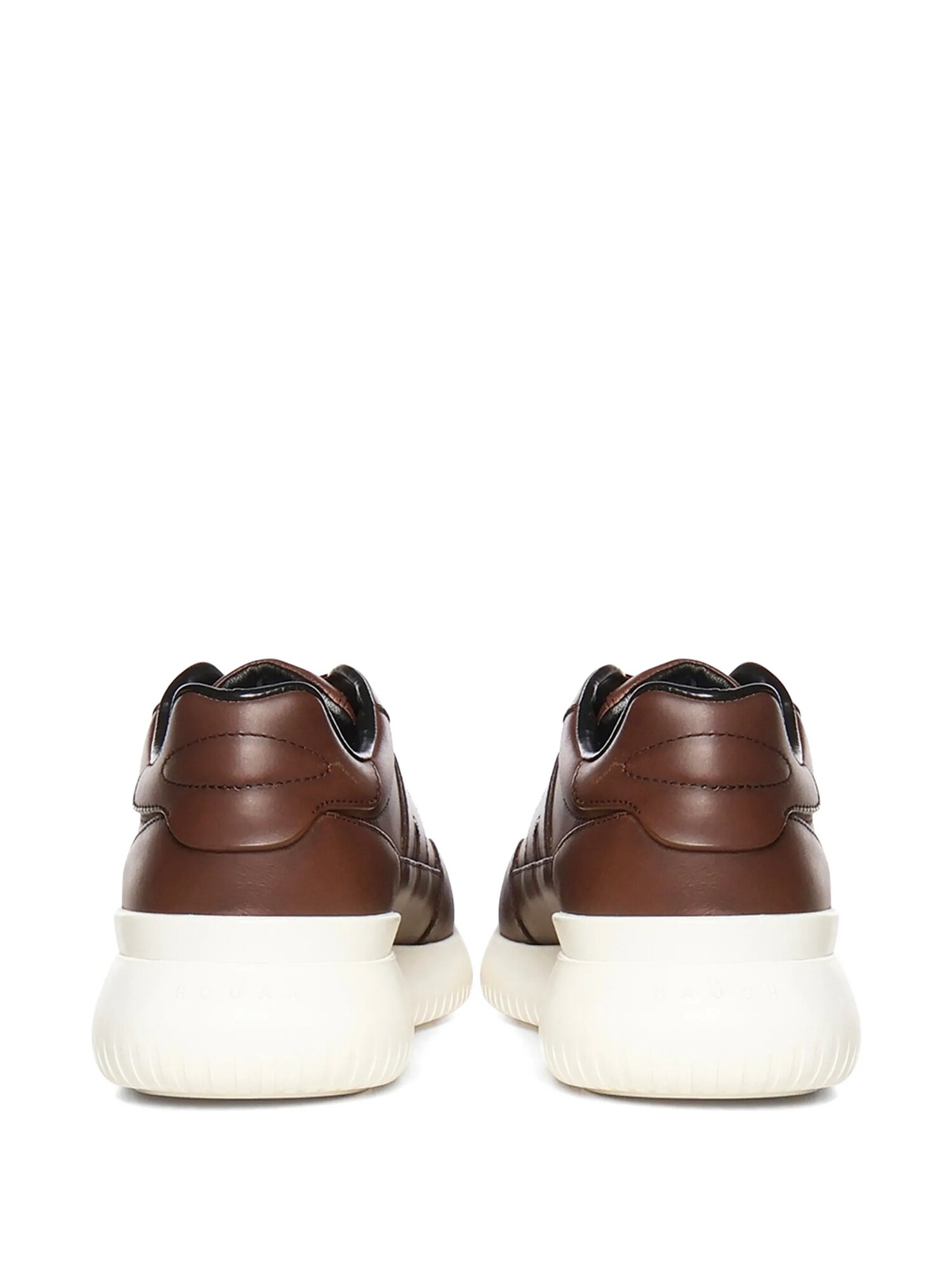 Кроссовки Hogan Lace-up sneakers, размер 6,5 UK, brown — фото 1