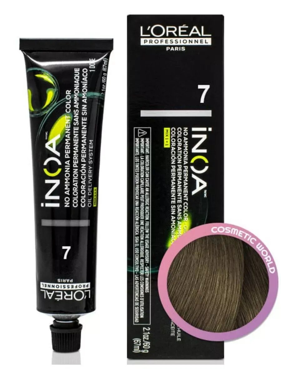 Loreal INOA 7 - Краска Иноа 60 мл — фото 1