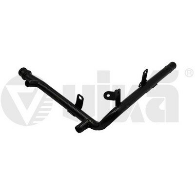 Патрубок водяного охлаждения VIKA 11211801501 Audi A3, Skoda Octavia II, Vw Caddy III, Golf 5, Passat B6 1.9Tdi, 2.0Tdi 03-10 Металл