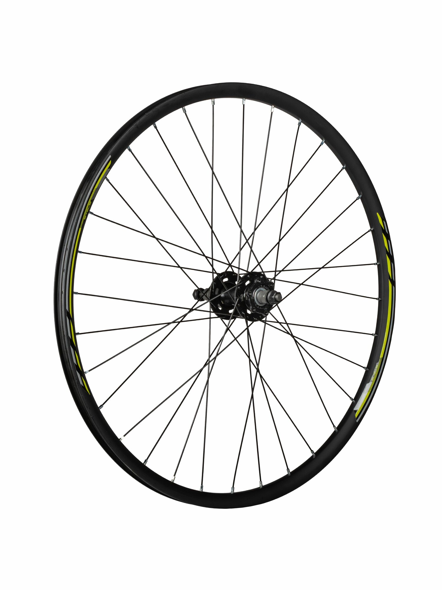 Колесо велосипедное 26 дюймов заднее в сборе VelRosso двойной обод под трещотку 8 скоростей под гайку