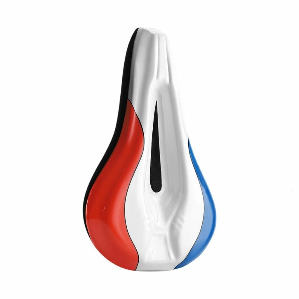 Седло для велотренажёра, Красный синий и белый