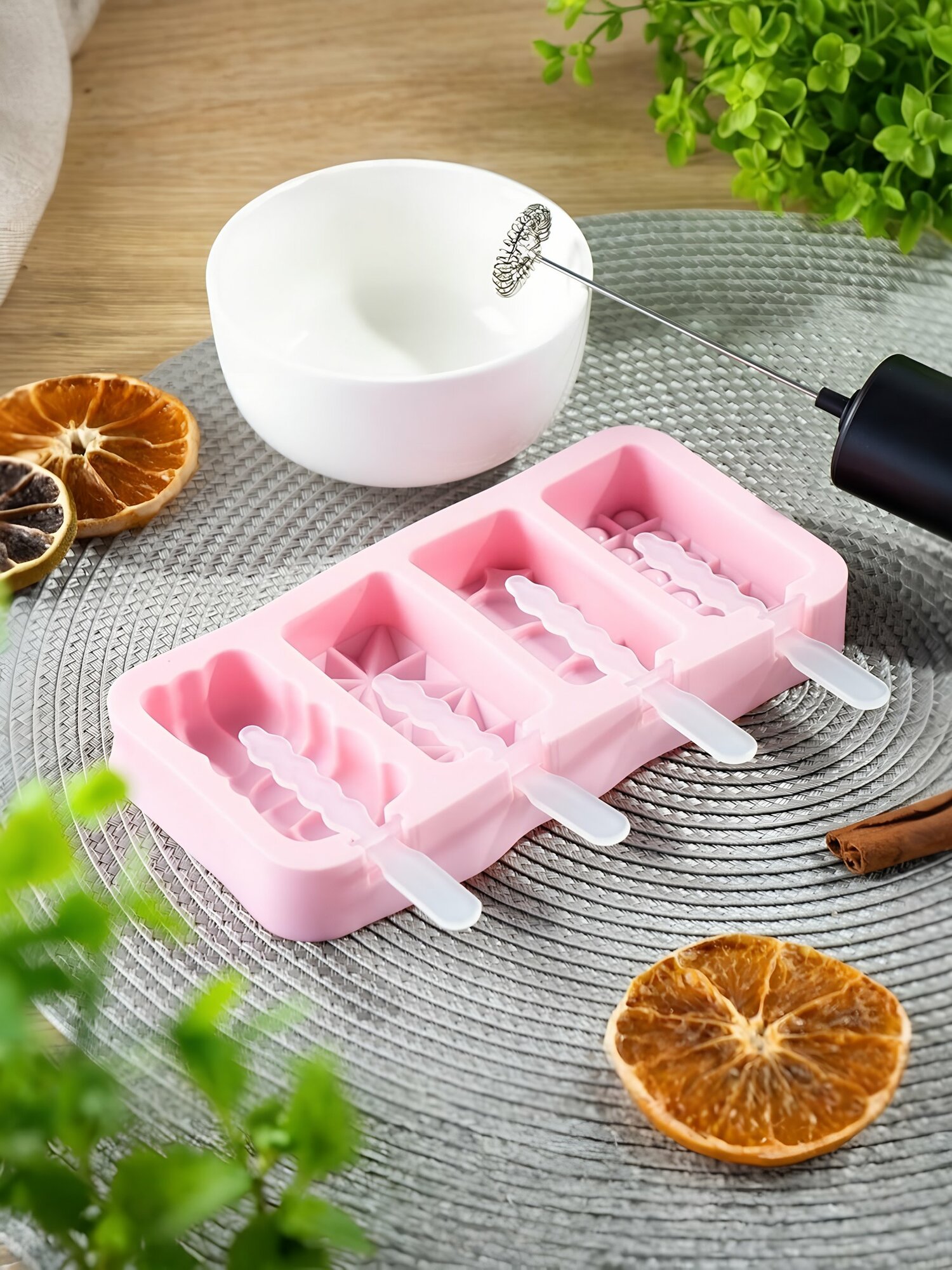 Форма для мороженного силикон, в ассортименте, Y4-8018