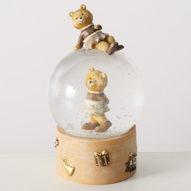 Снежный шар Медвежата: Winter Dreamers 18 см, Boltze (Больтце), 2059935-2