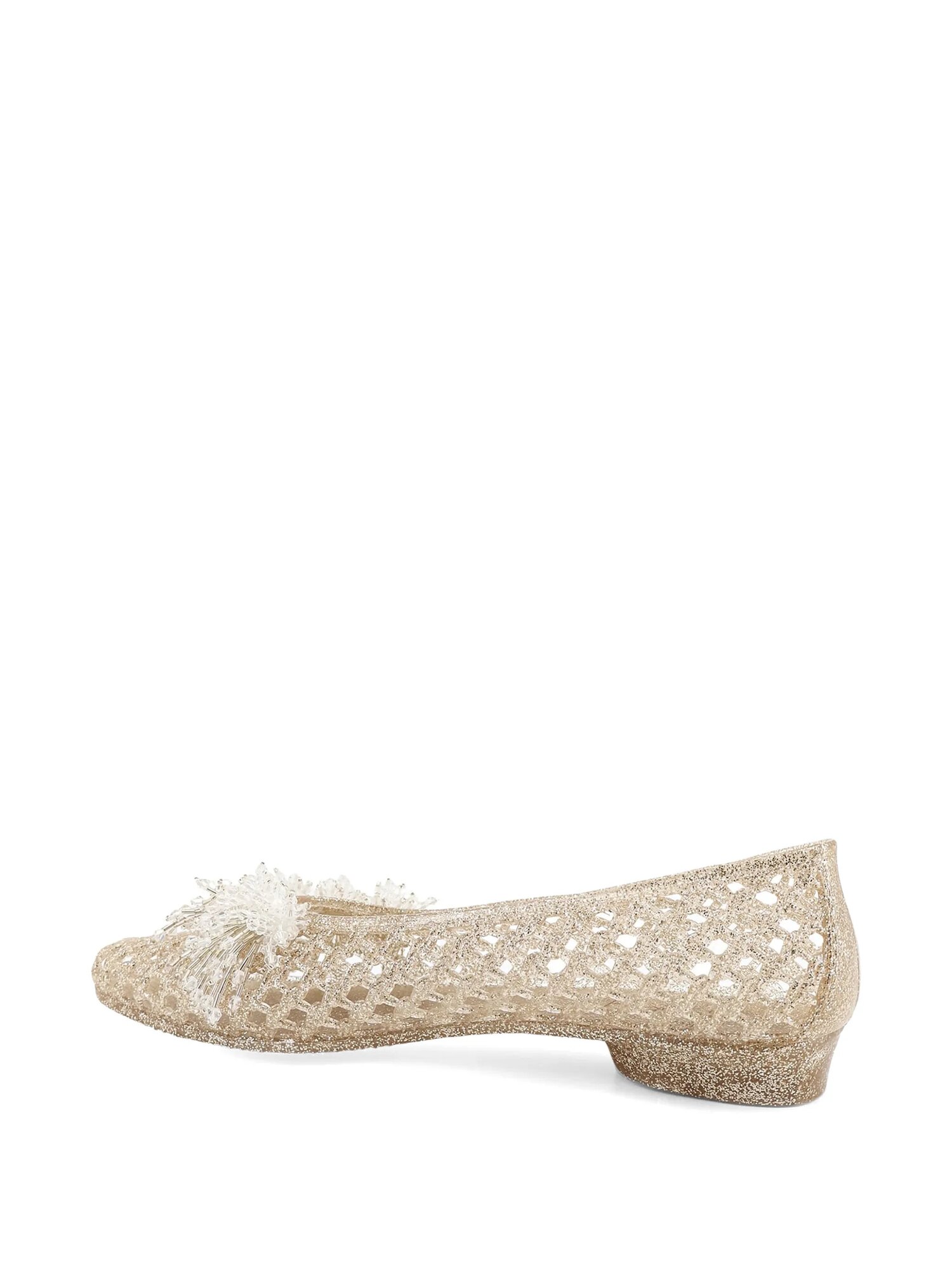 Балетки Heavenly Jelly Beaded ballet flats, размер 37, gold — фото 1
