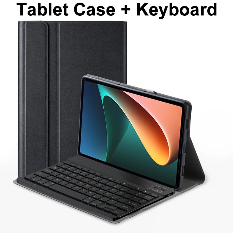 Чехол-клавиатура Bluetooth для Xiaomi Mi Pad 5/5 Pro 11", черный, Russian keyboard