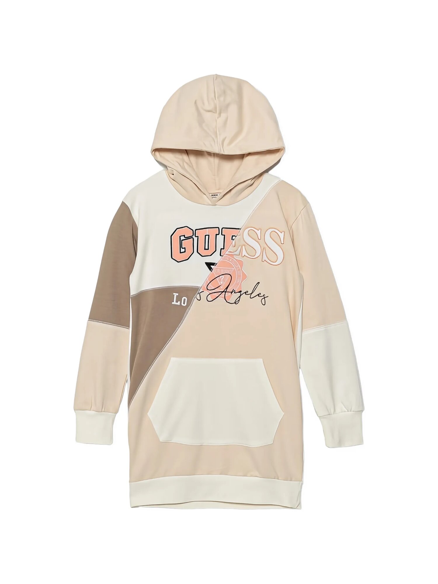 Платье Logo-detail patchwork hooded dress