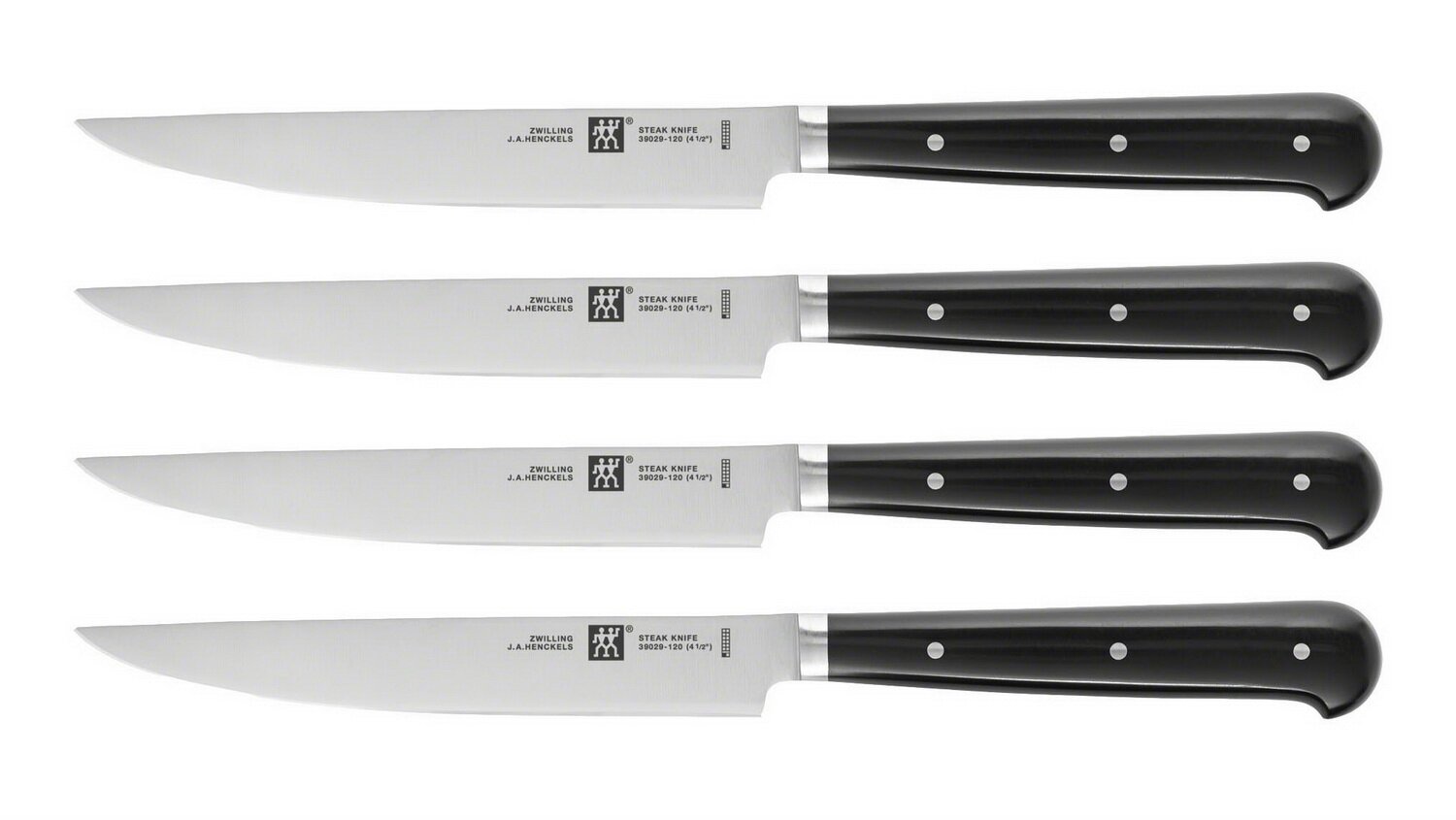 Набор стейковых ножей 4 предмета в деревянной коробке, Zwilling J.A. Henckels (39029-004)