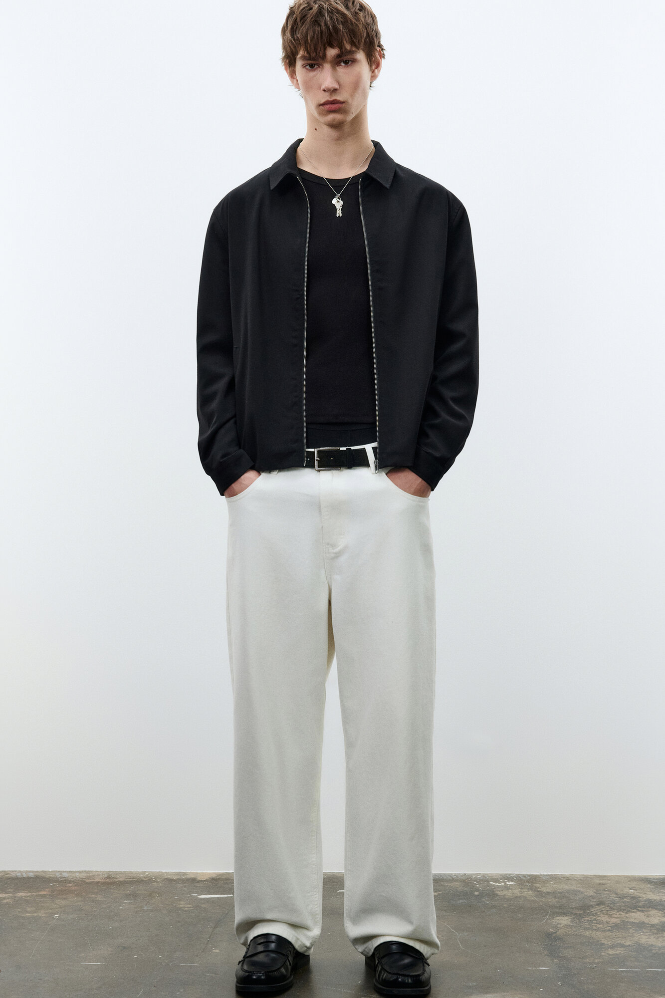 Джинсы широкие 