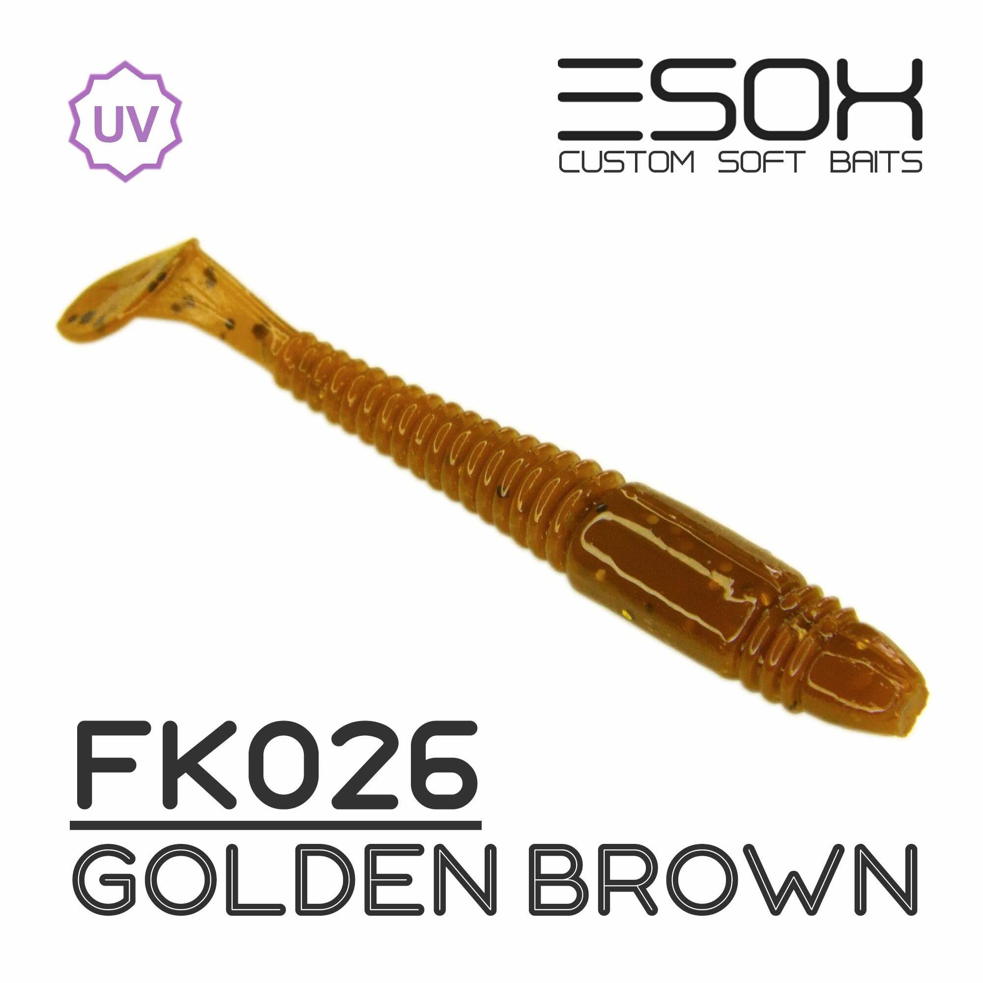 ESOX Tiga 2" (53мм) 10 шт. / Мягкая приманка для рыбалки