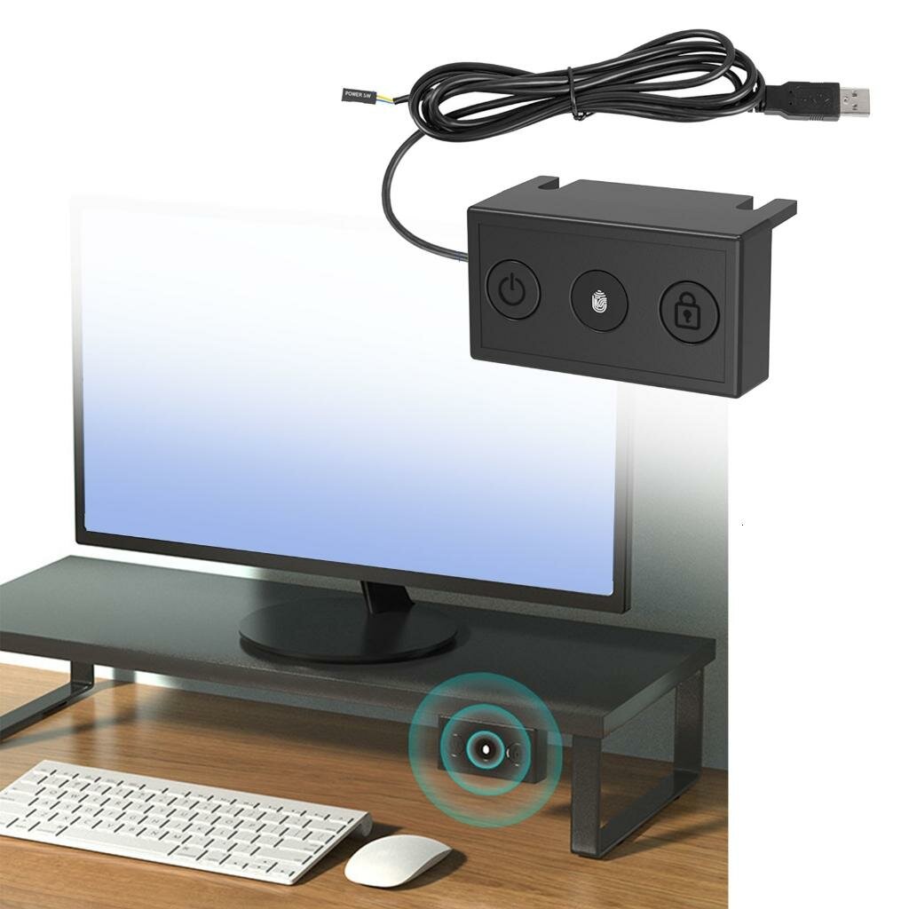 USB-переключатель питания с функцией сканирования отпечатка пальца