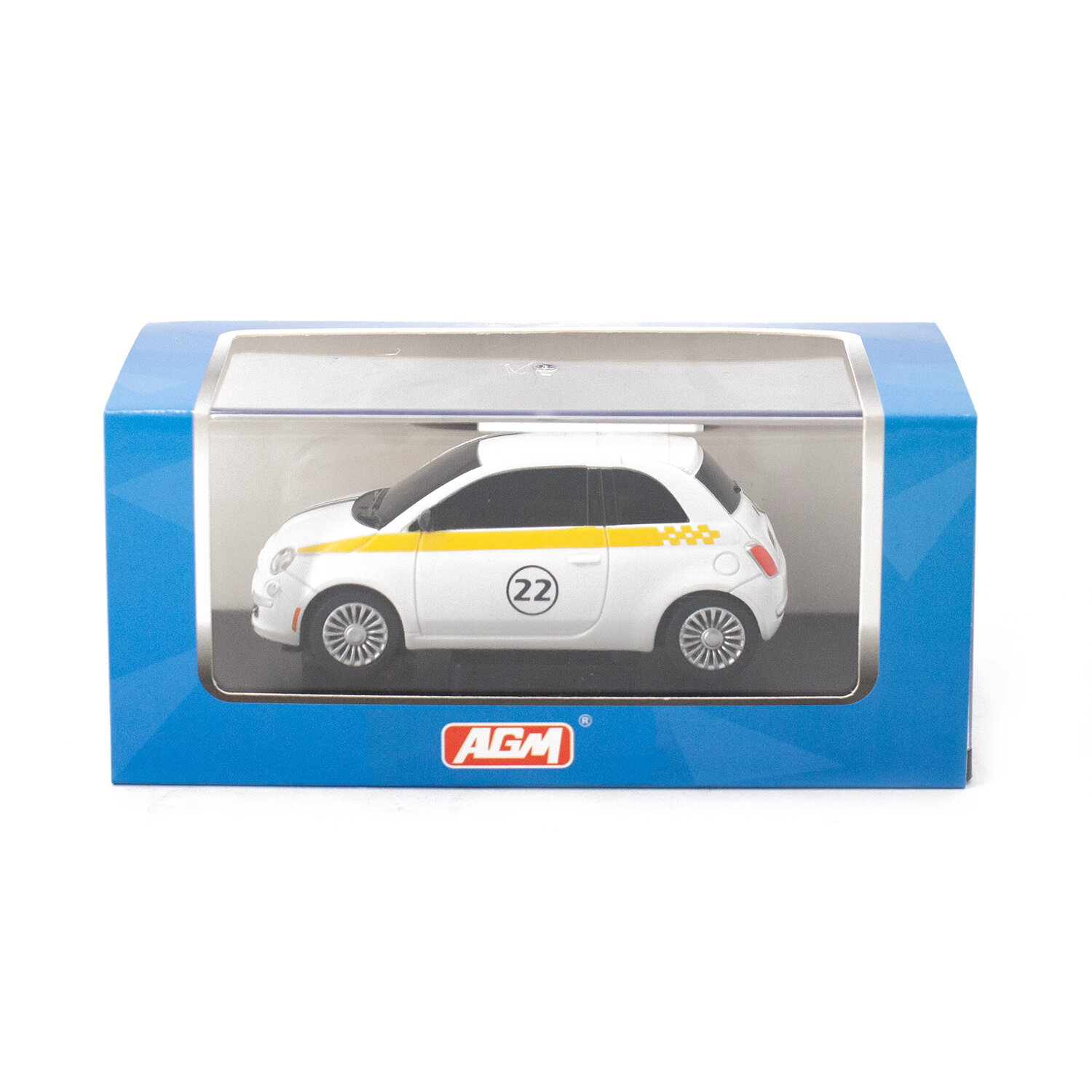 Машинка FIAT 500 для автотрека 1:43 - TR-C24