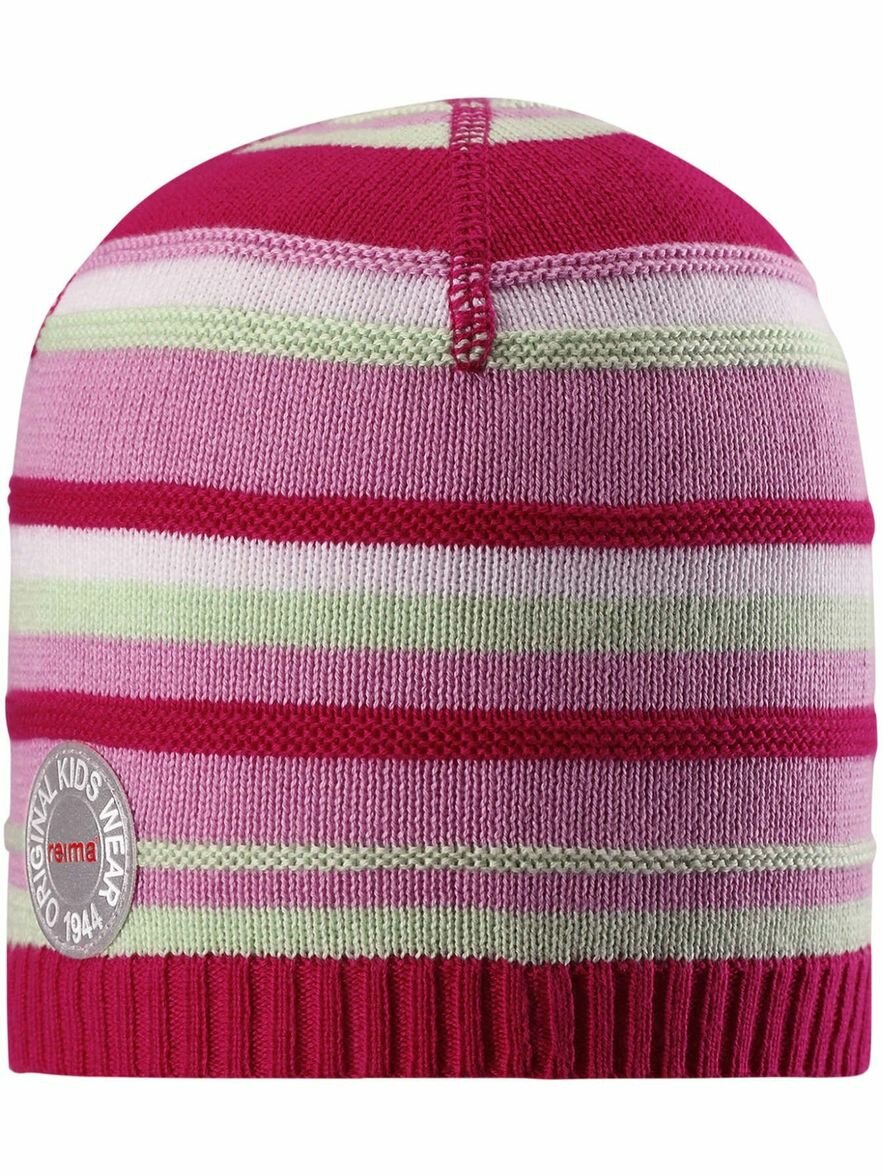 Шапка-бини Reima Beanie для мальчиков, розовый — фото 1