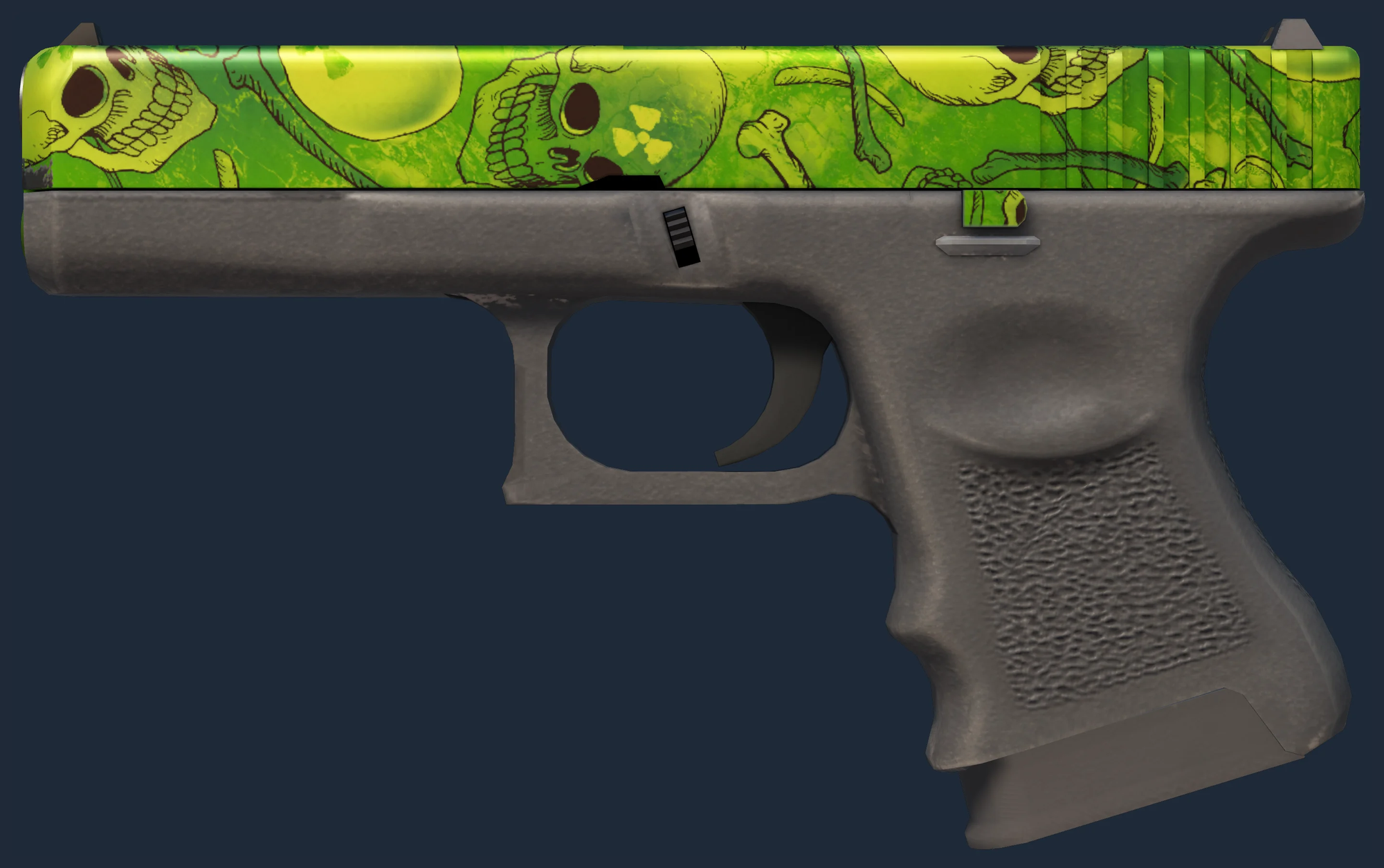 Сувенирный Glock-18 | Ядерный сад (Немного поношенное) Скины CS2 с быстрой автовыдачей steam trade