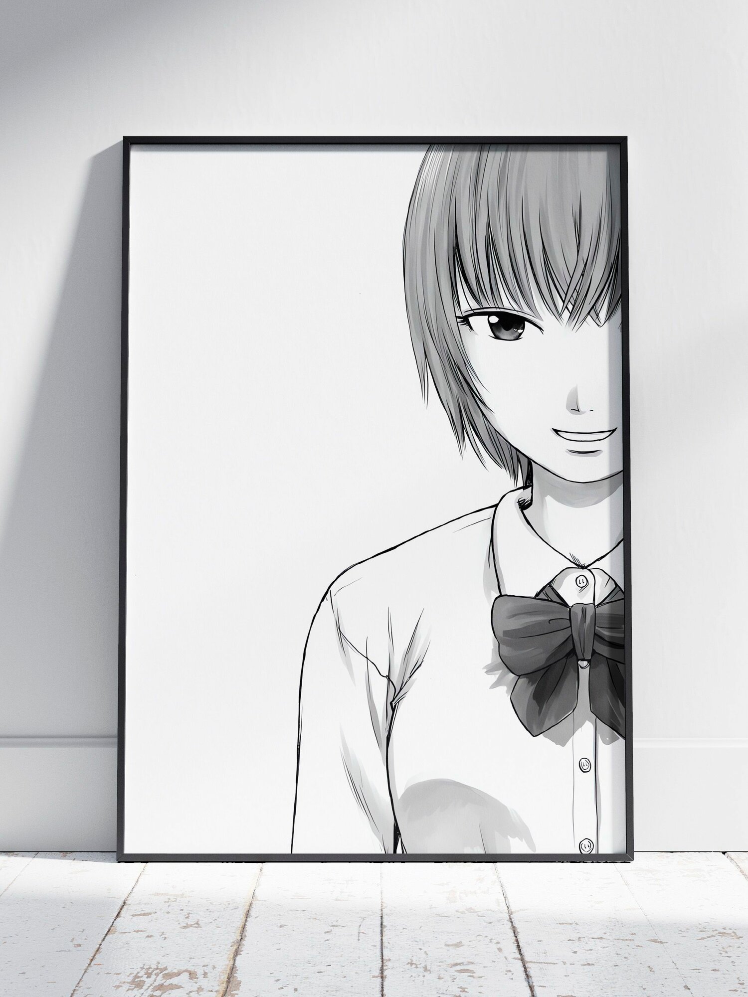 Плакат на стену для интерьера Цветы зла (Aku no Hana 1) - Постер по аниме и манге формата A4 (21x30 см)