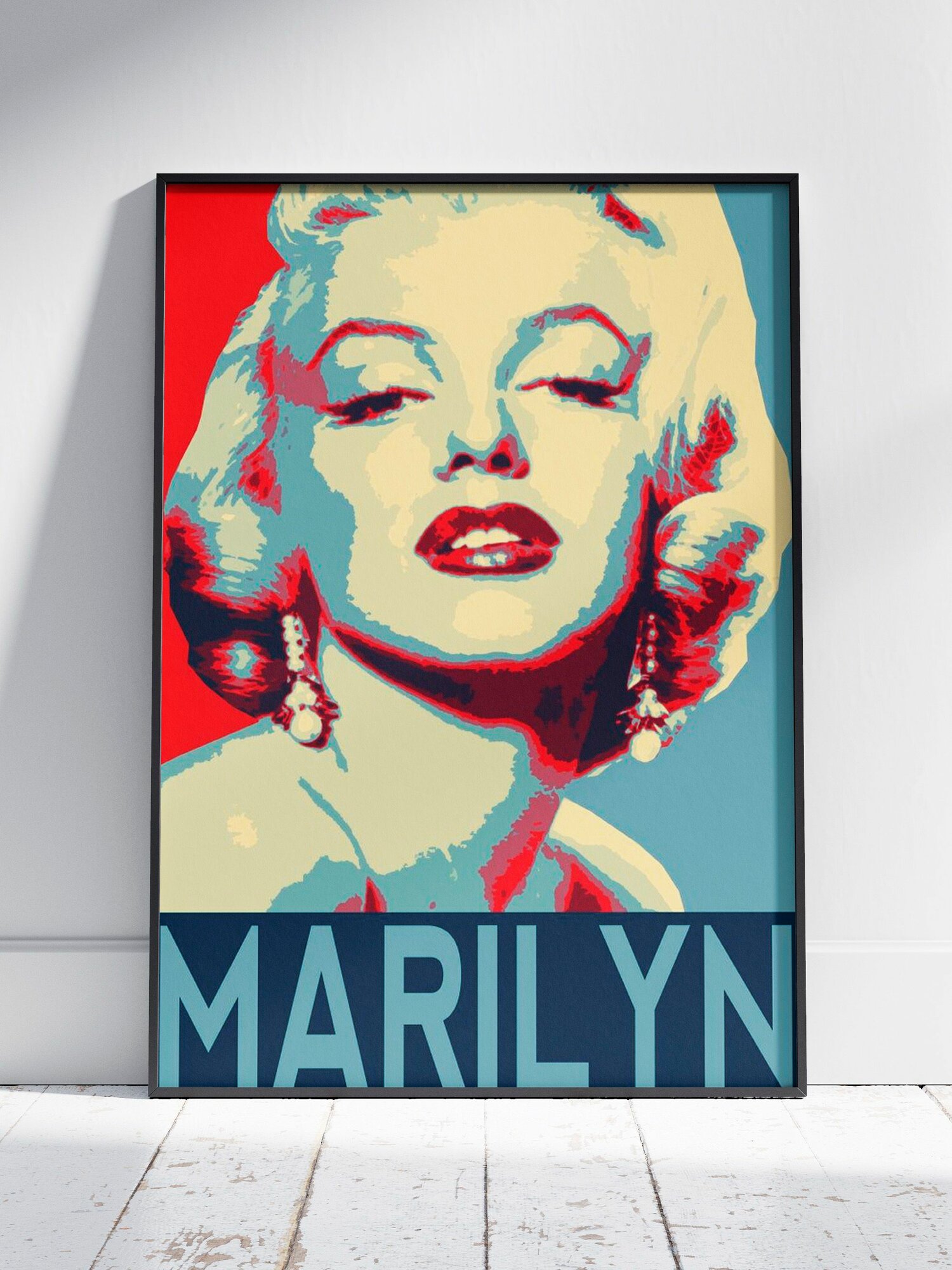 Плакат на стену для интерьера Мэрилин Монро (Marilyn Monroe 47) - Постер по актеру фильма, кино, сериала формата A4 (21x30 см)