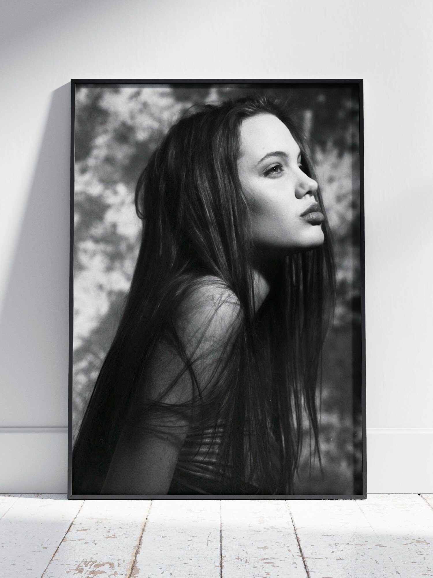 Плакат на стену для интерьера Анджелина Джоли (Angelina Jolie 4) - Постер по актеру фильма, кино, сериала формата A4 (21x30 см)