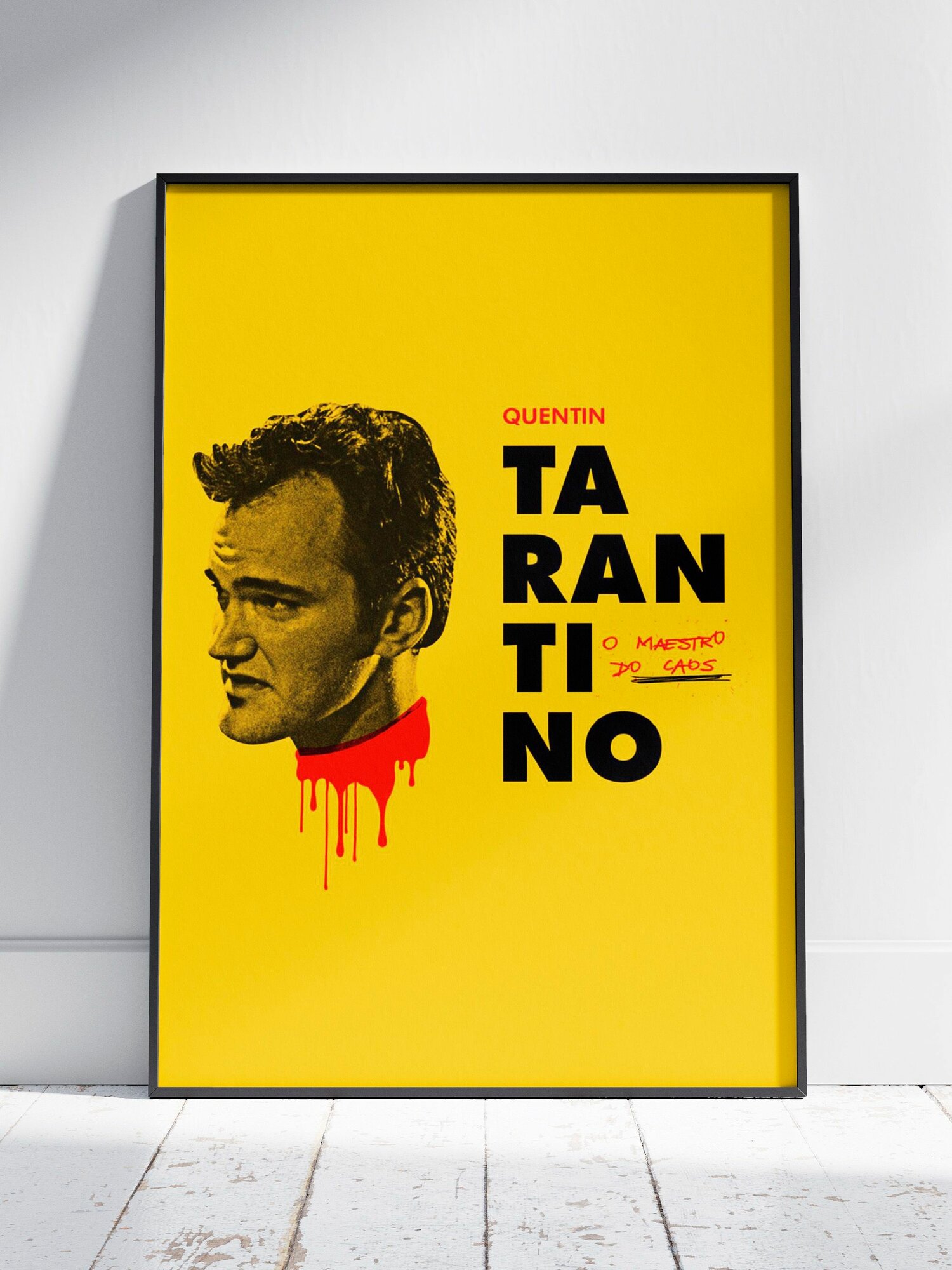 Плакат на стену для интерьера Квентин Тарантино (Quentin Tarantino 20) - Постер по актеру и режиссеру кино, фильма формата A4 (21x30 см)