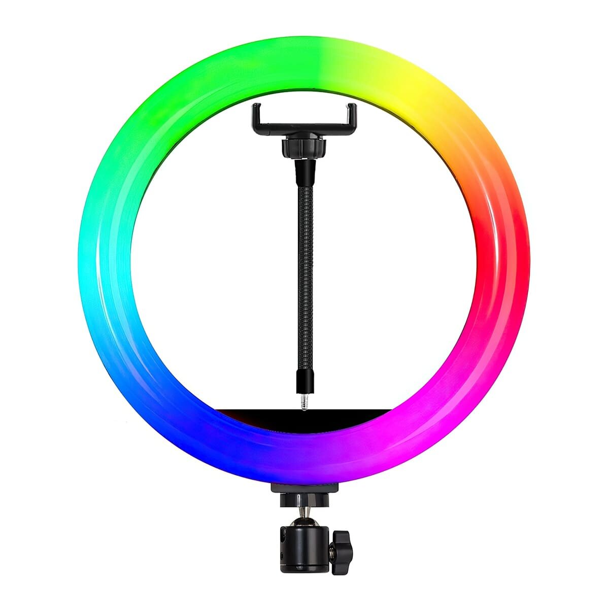 Цветная кольцевая светодиодная лампа 33cm (без штатива) MJ33 RGB LED Soft Ring Light (010)