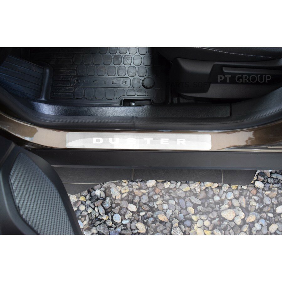 Накладки в проем дверей НПС RENAULT Duster 2021- от официального дистрибьютора, PT GROUP, артикул RDU2122040400