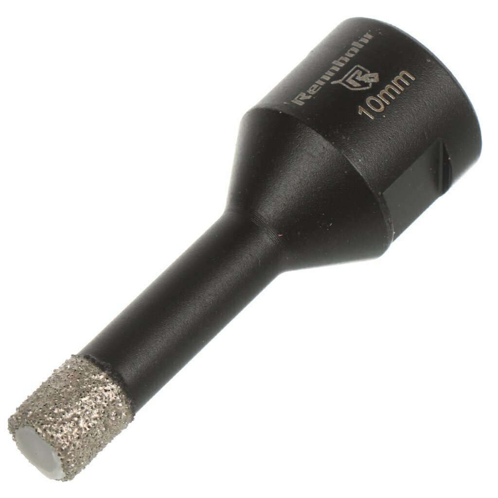 Алмазное сверло по керамограниту Rennbohr Alpha XT М14 10 мм для сухого реза, цилиндрический хвостовик, 776008