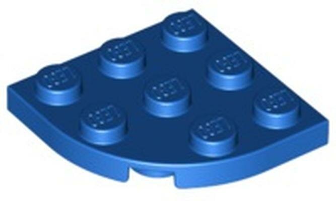 Деталь Lego 30357 Plate, Round Corner 3 x 3