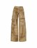 Брюки карго Blumarine Faded-effect cargo trousers, размер 42