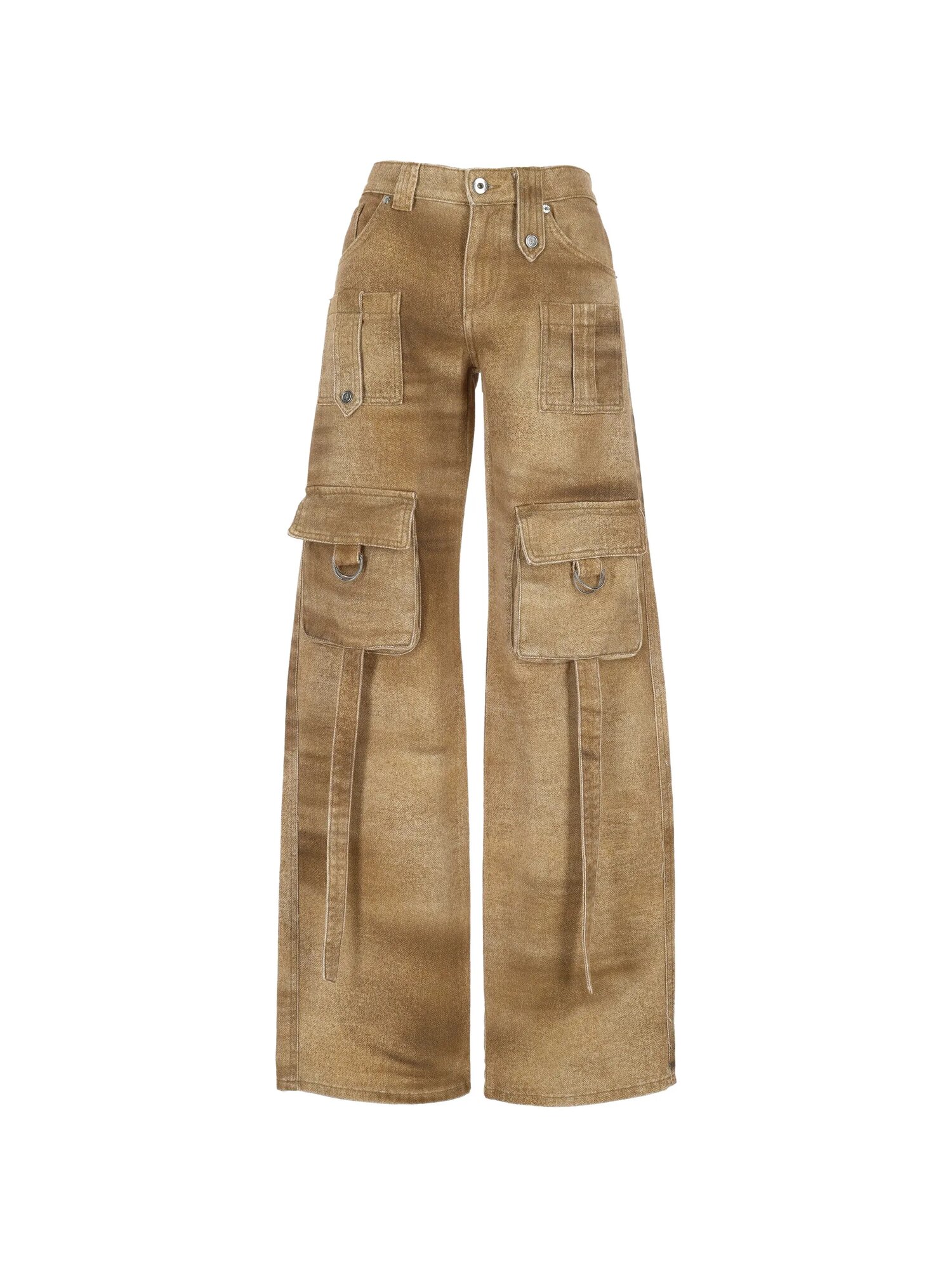 Брюки карго Faded-effect cargo trousers
