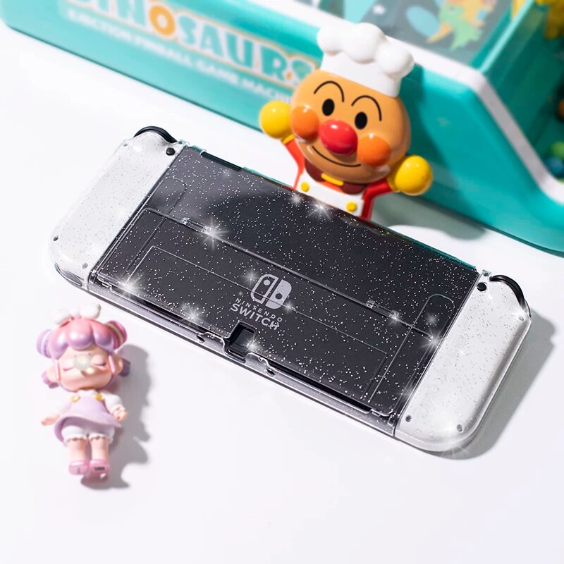 Чехол Taobao, для Nintendo Switch, прозрачный, с жестким каркасом