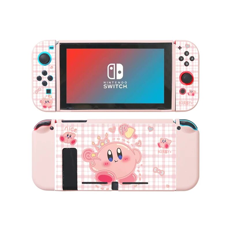 Полный мягкий чехол для Nintendo Switch - пастельный розовый для NS