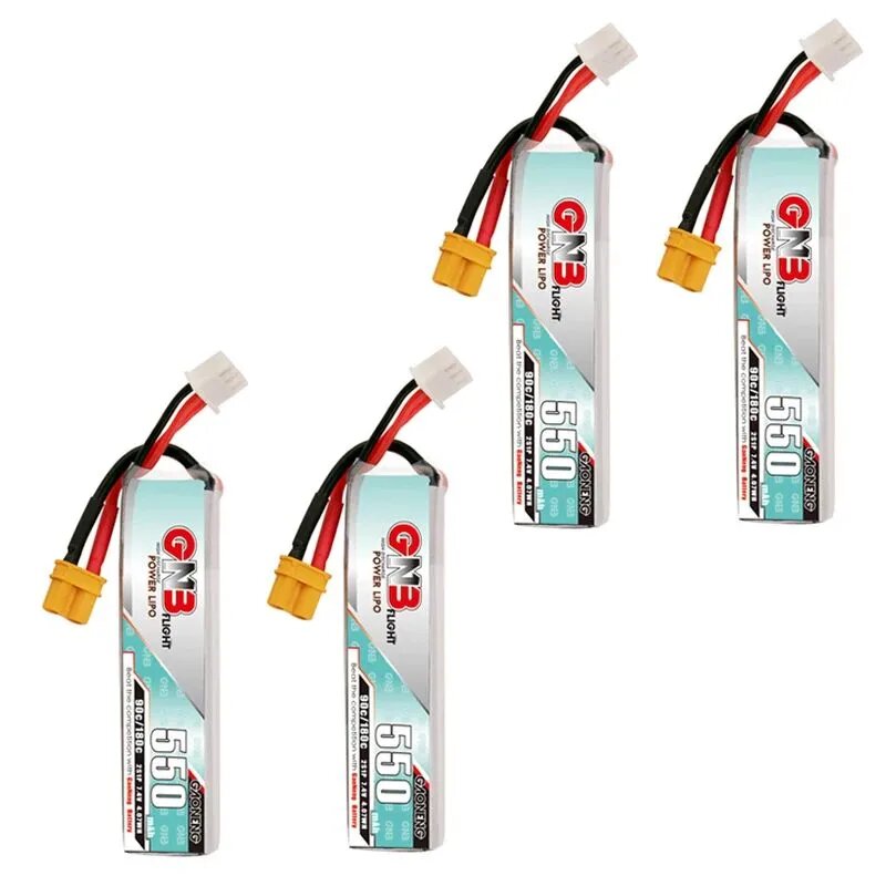 Аккумулятор GNB LiPo Battery 2S 7.4V 550mah 90C/180C 7.4V