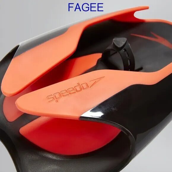 Speedo Fastskin Hand Paddle Black/Red Лопатки для плавания для совершенствования силы гребка и техники — фото 1