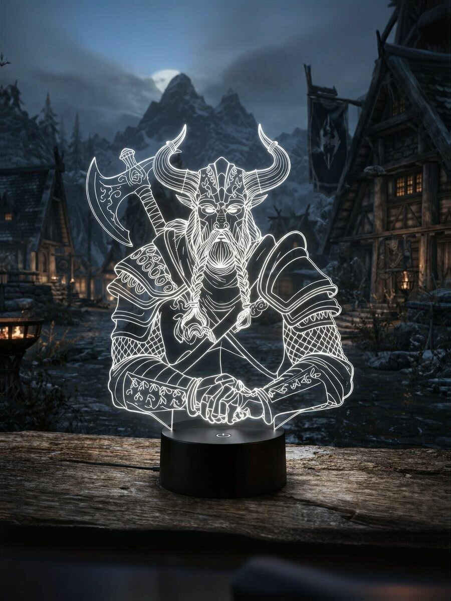 3D-Светильник Довакин Skyrim