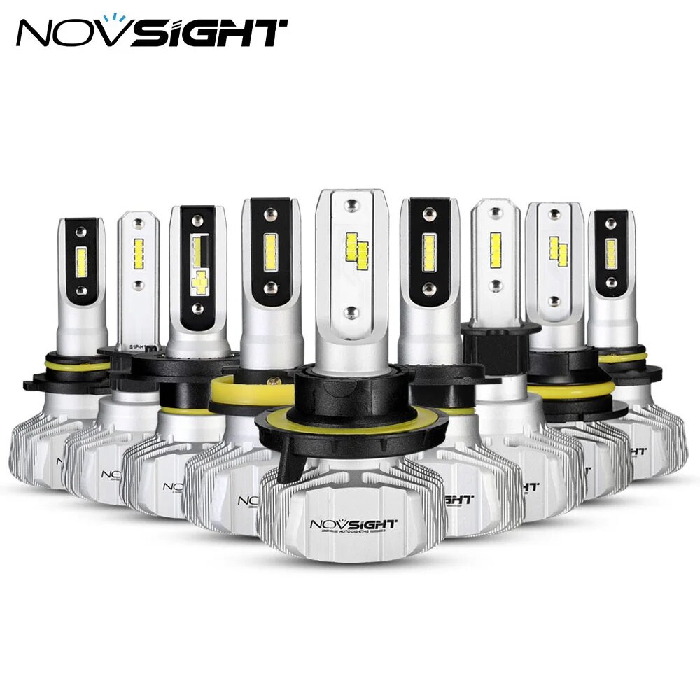 Светодиодная фара NOVSIGHT H4/9003/HB2 Hi/Lo, 50 Вт, 10000LM, 650