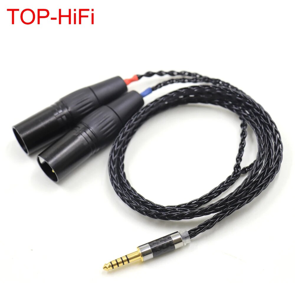 Аудиоадаптер 4.4мм TRS на XLR, 1м TOP-HiFi